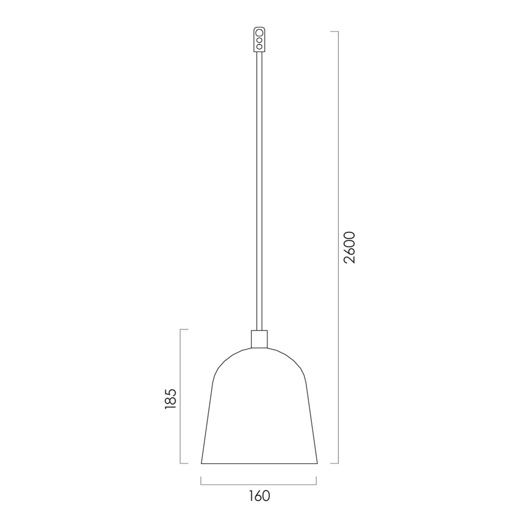 Convex - Pendulum | Ceiling lamp in 4 color choices – Svenska Designlampor
