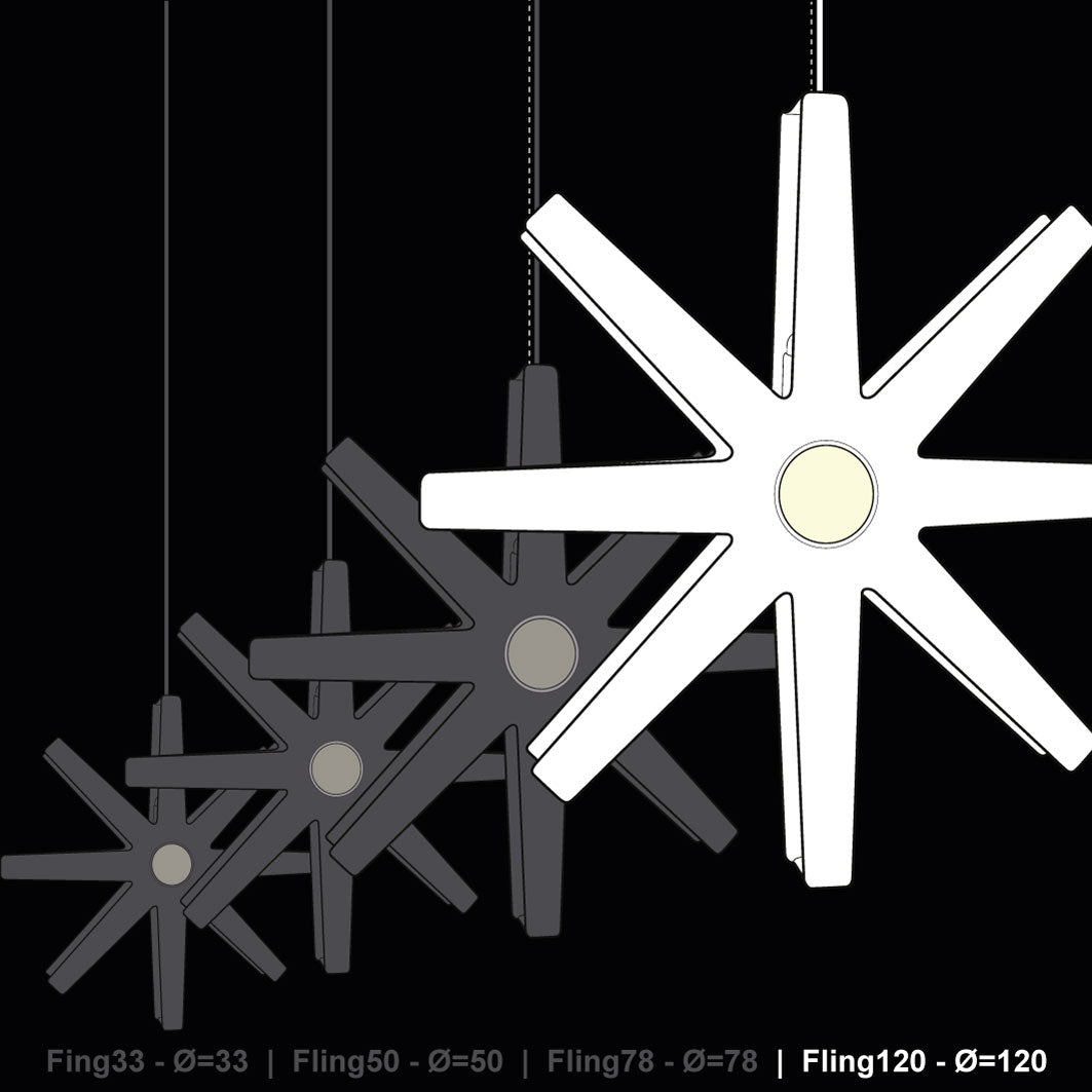 Fling 120 - Advent star | White – Svenska Designlampor
